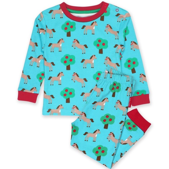 Pajamas | Organic Cotton Horse Trees Print Pyjamas Set | Poshmark